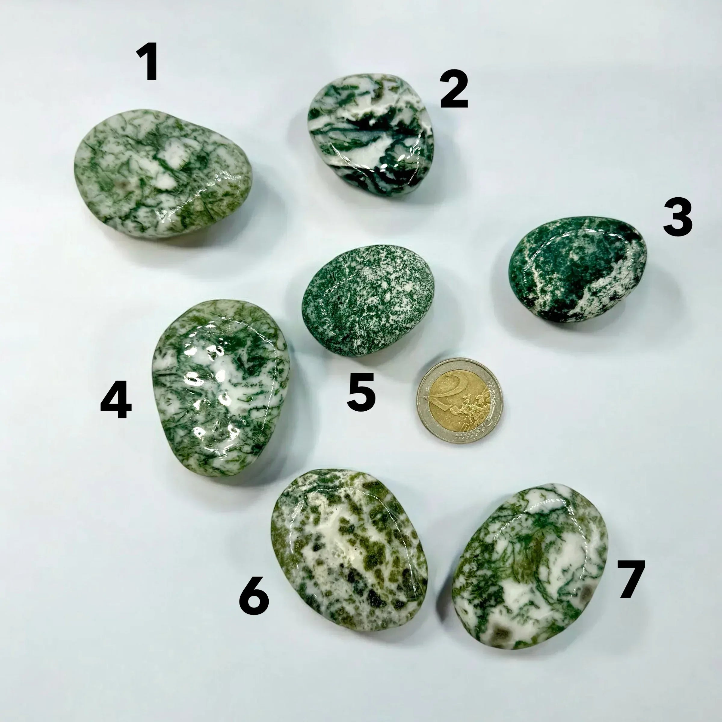 Ágata musgo musgosa - Munay Mnerales – Munay Minerales Palma de ...
